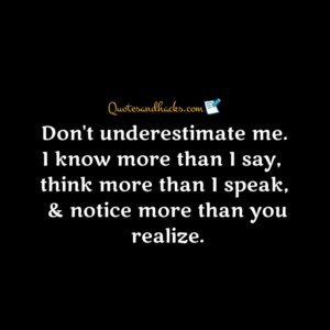 25 Best underestimate quotes